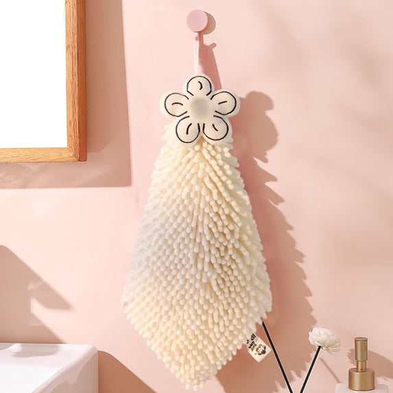 Cartoon Hangable Kitchen Towel - Thickened Absorbent Hand Towel for ...