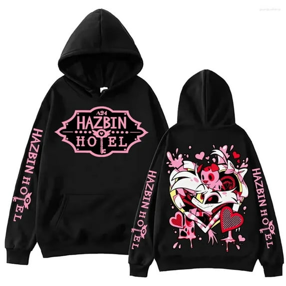 Cartoon Hazbin Hotel El Angel Dust Man Woman Sweatshirt Clothing Long ...