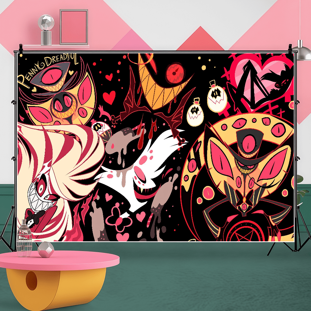 Cartoon Hazbin Hotel Photo Background For Photophones For Photos Art ...