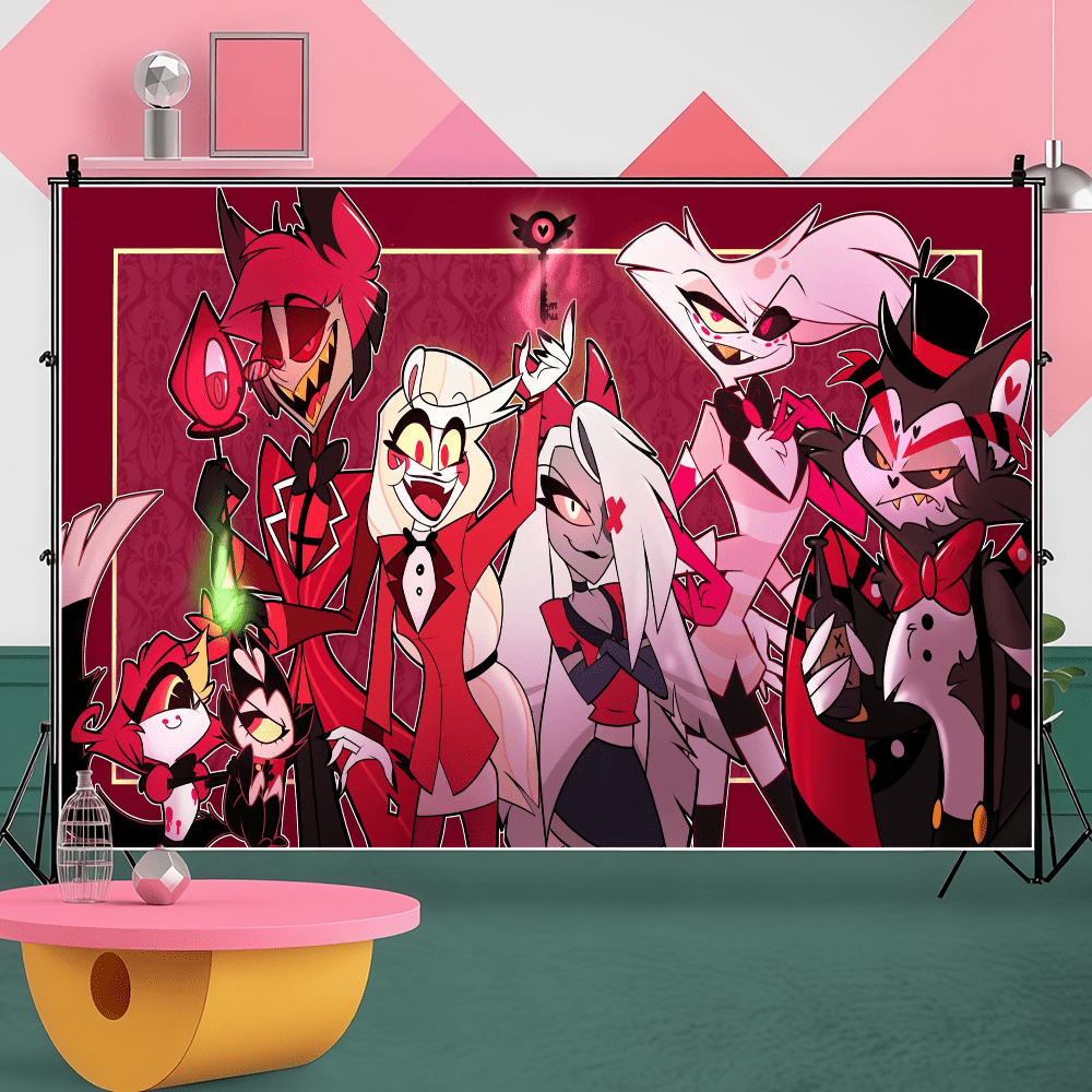 Cartoon Hazbin Hotel Photo Background For Photophones For Photos Art ...