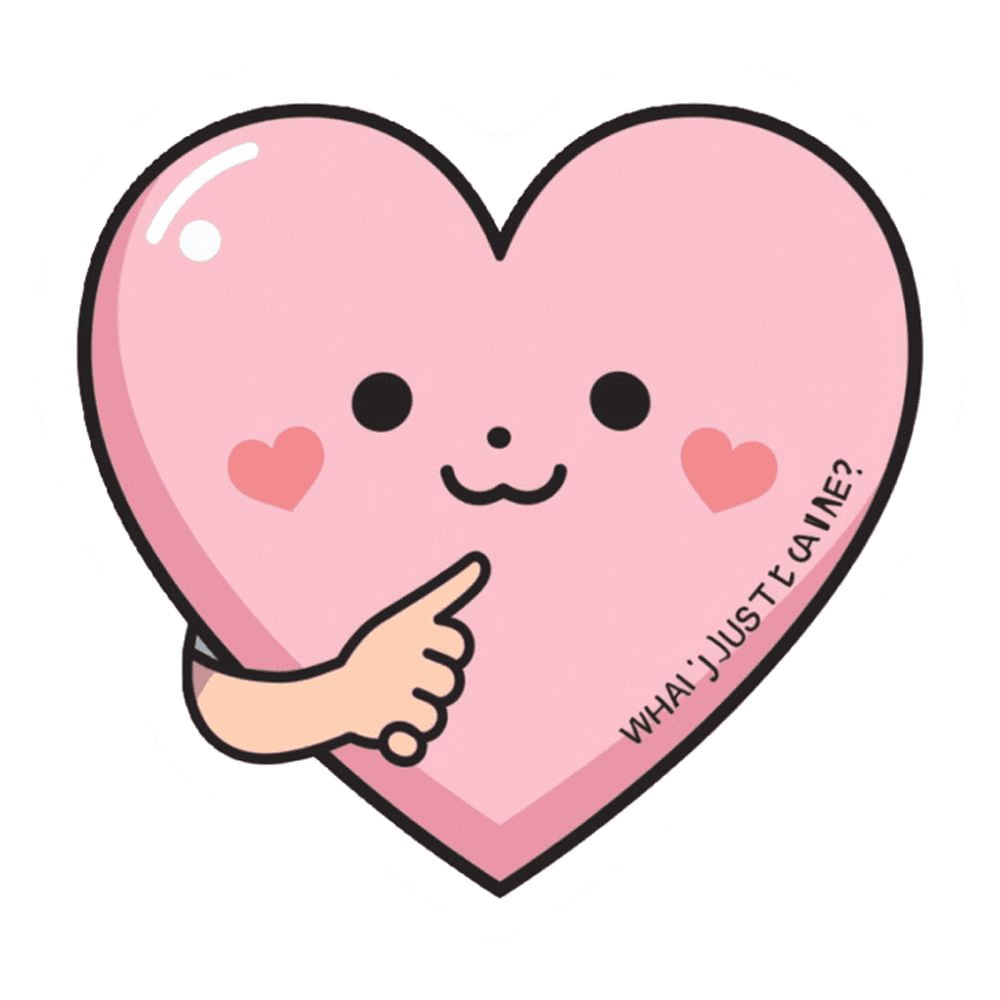 Cartoon Heart Fridge Magnet Cute Refrigerator Magnet Fun Magnetic ...