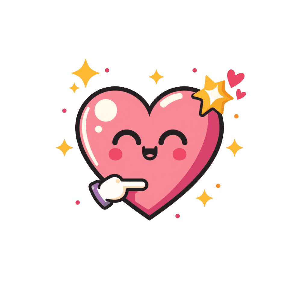 Cartoon Heart Fridge Magnet Cute Refrigerator Magnet Fun Magnetic ...