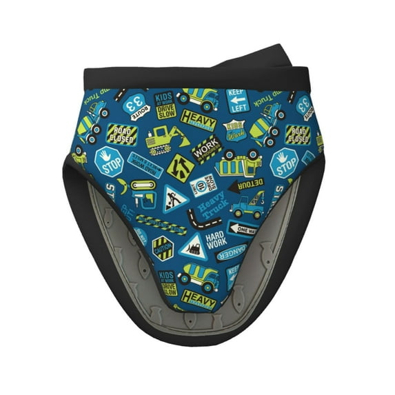 Cartoon Heavy Machinery Oven Mitts Heat Resistant, Soft Lining Silicone ...