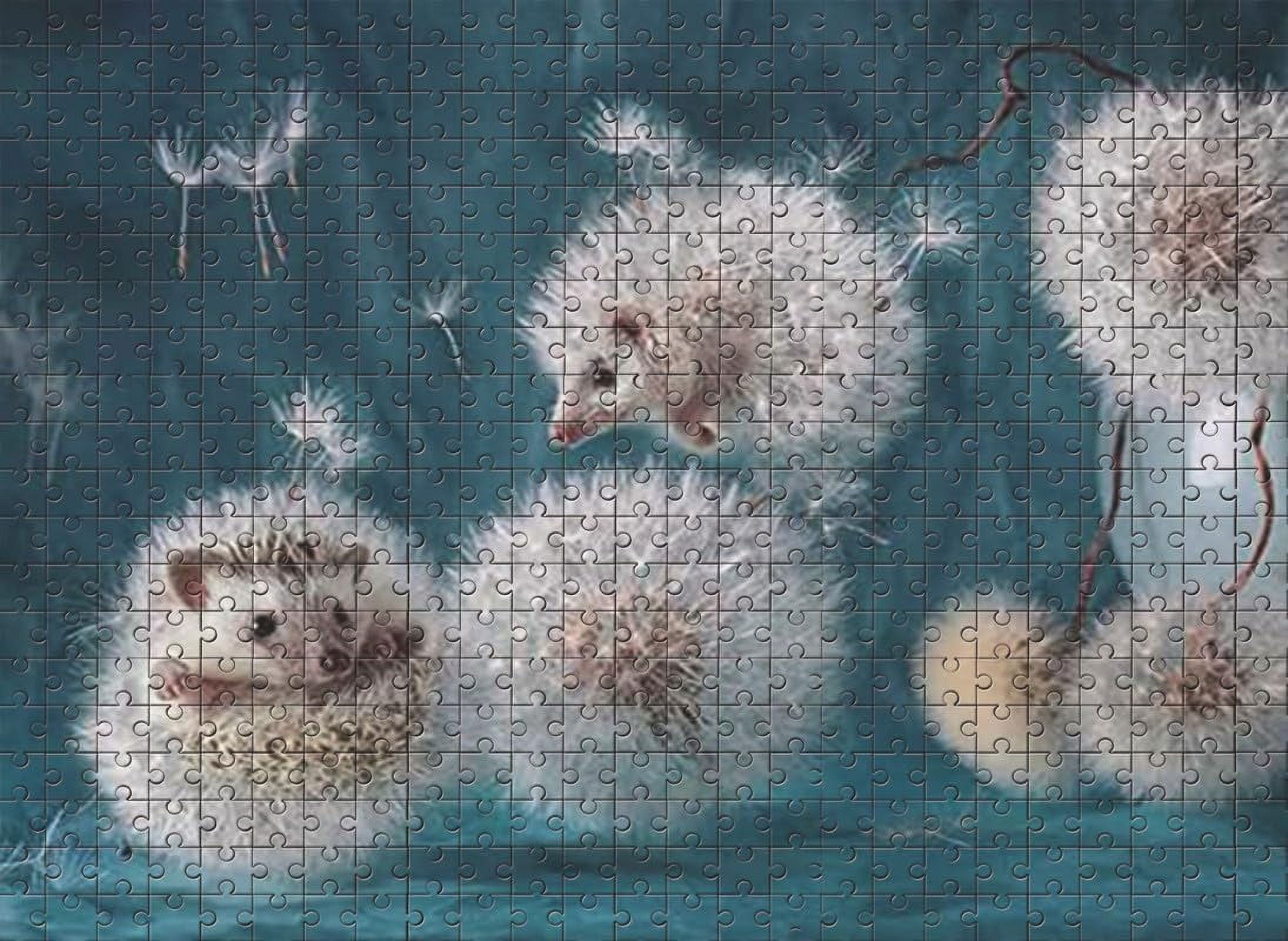 Cartoon Hedgehog Puzzles for Adults 1000 Pieces, Animals Jigsaw Puzzle ...