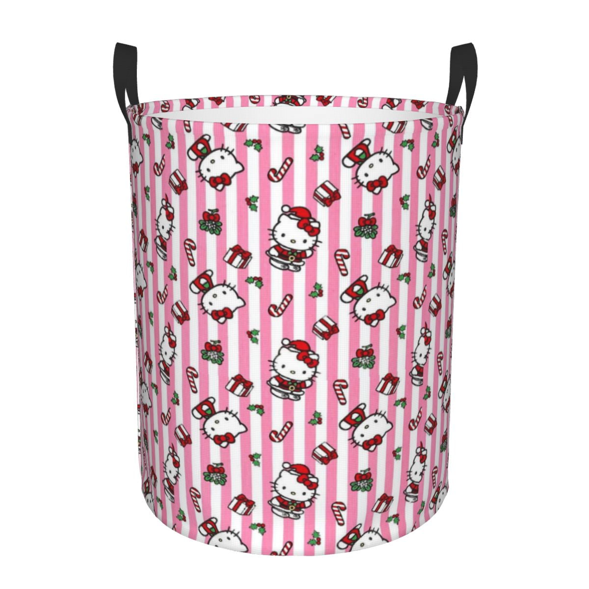 Cartoon Hello Cat Laundry Hamper Kit-ty Large Storage Basket Cartoon ...