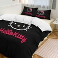Cartoon Hello Kawaii Cat Bedding Set 3 Piece, 1 Printing Duvet Cover ...