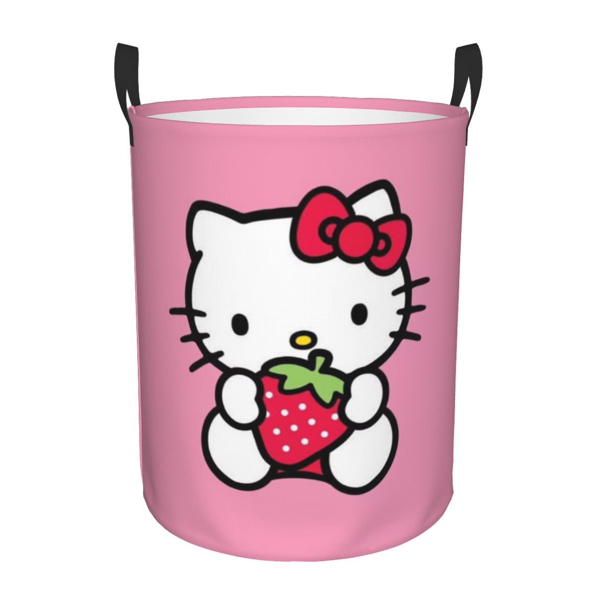 Hello Ki-tty Laundry Basket Foldable Cartoon Clothes Toy Hamper Storage ...