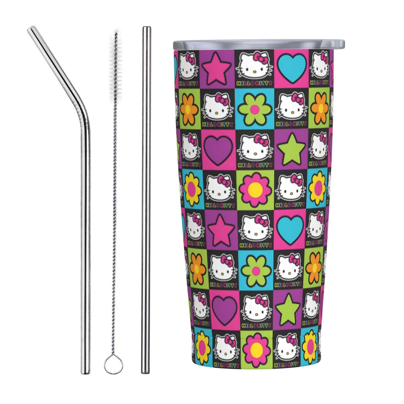 Cartoon Hello Kitty(177)Stainless Steel Tumbler Leak Proof Tumbler with ...