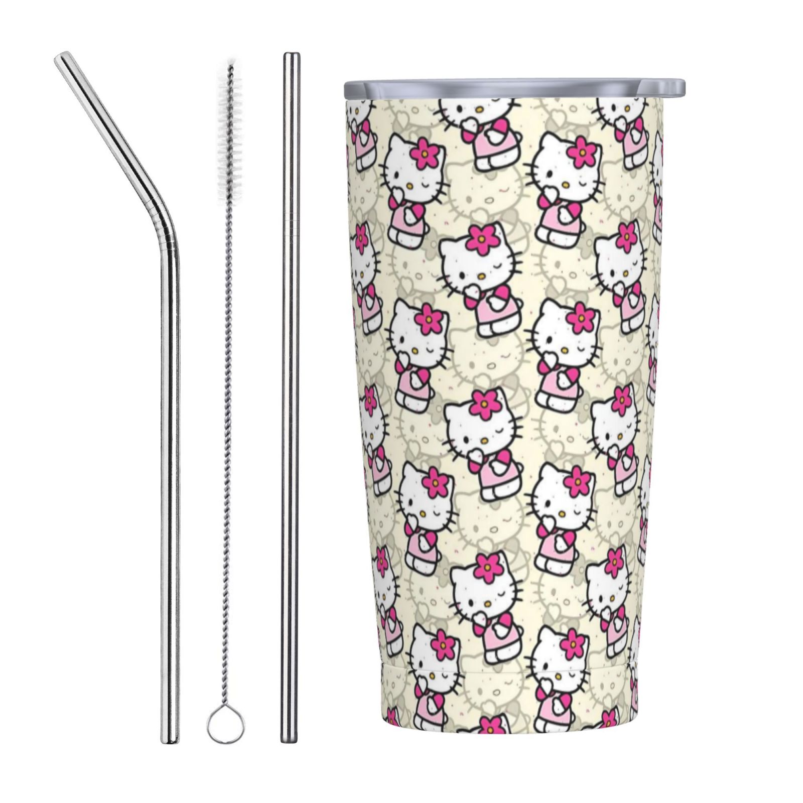 Cartoon Hello Kitty(181)Stainless Steel Tumbler Leak Proof Tumbler with ...