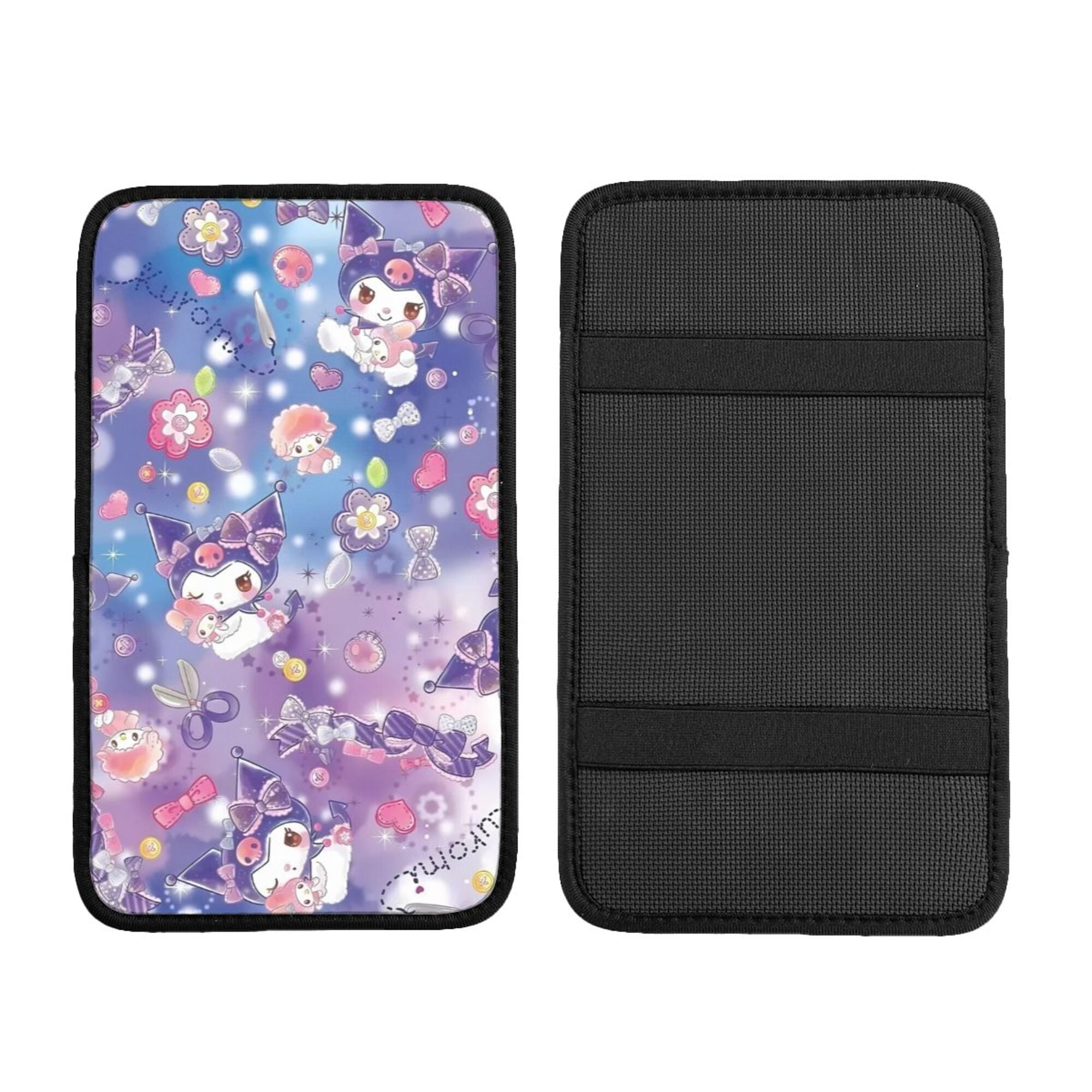 Cartoon Hello Kitty(24) Car Armrest Cover Cute Auto Center Console Pad ...