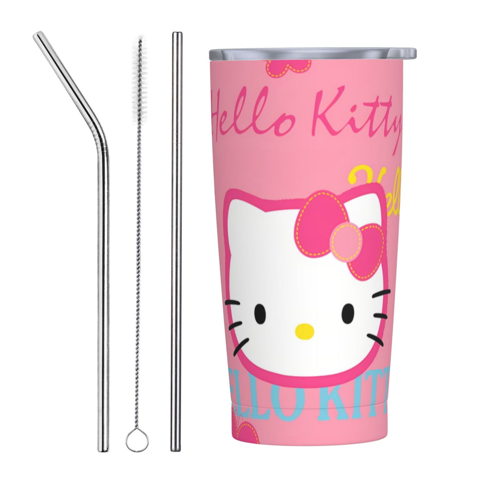 Cartoon Hello Kitty(57)Stainless Steel Tumbler Leak Proof Tumbler with ...