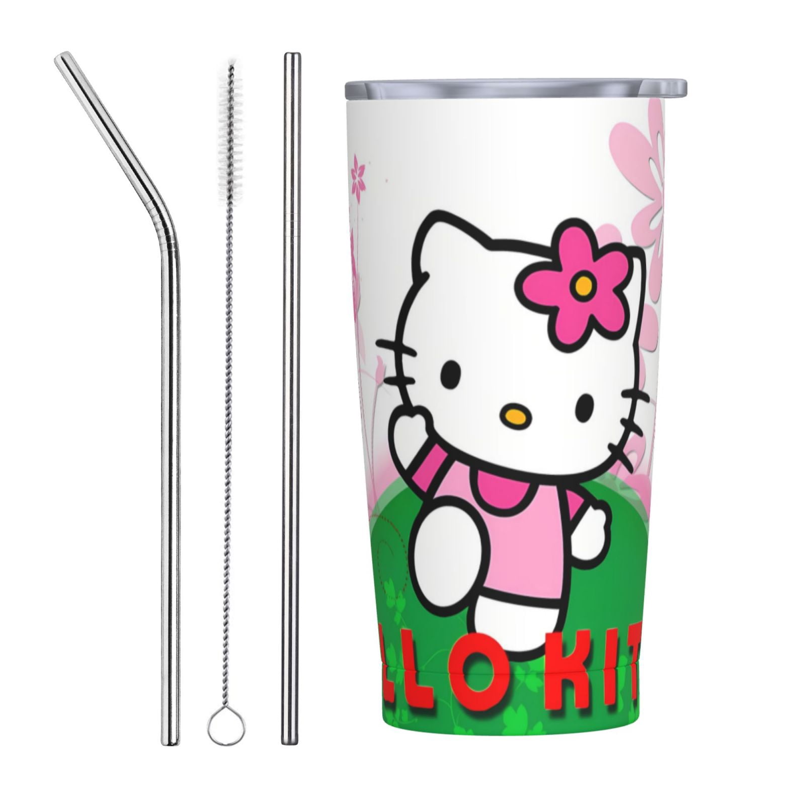 Cartoon Hello Kitty(84)Stainless Steel Tumbler Leak Proof Tumbler with ...