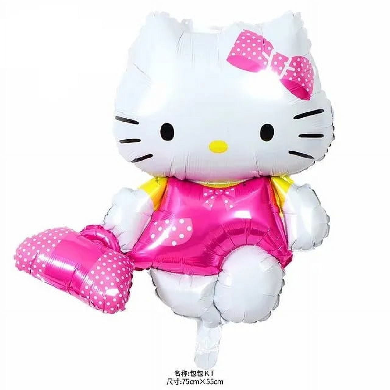 Cartoon Hello Kitty Balloon Girls Decoration Birthday Party Supplies Foil Balloon Globos