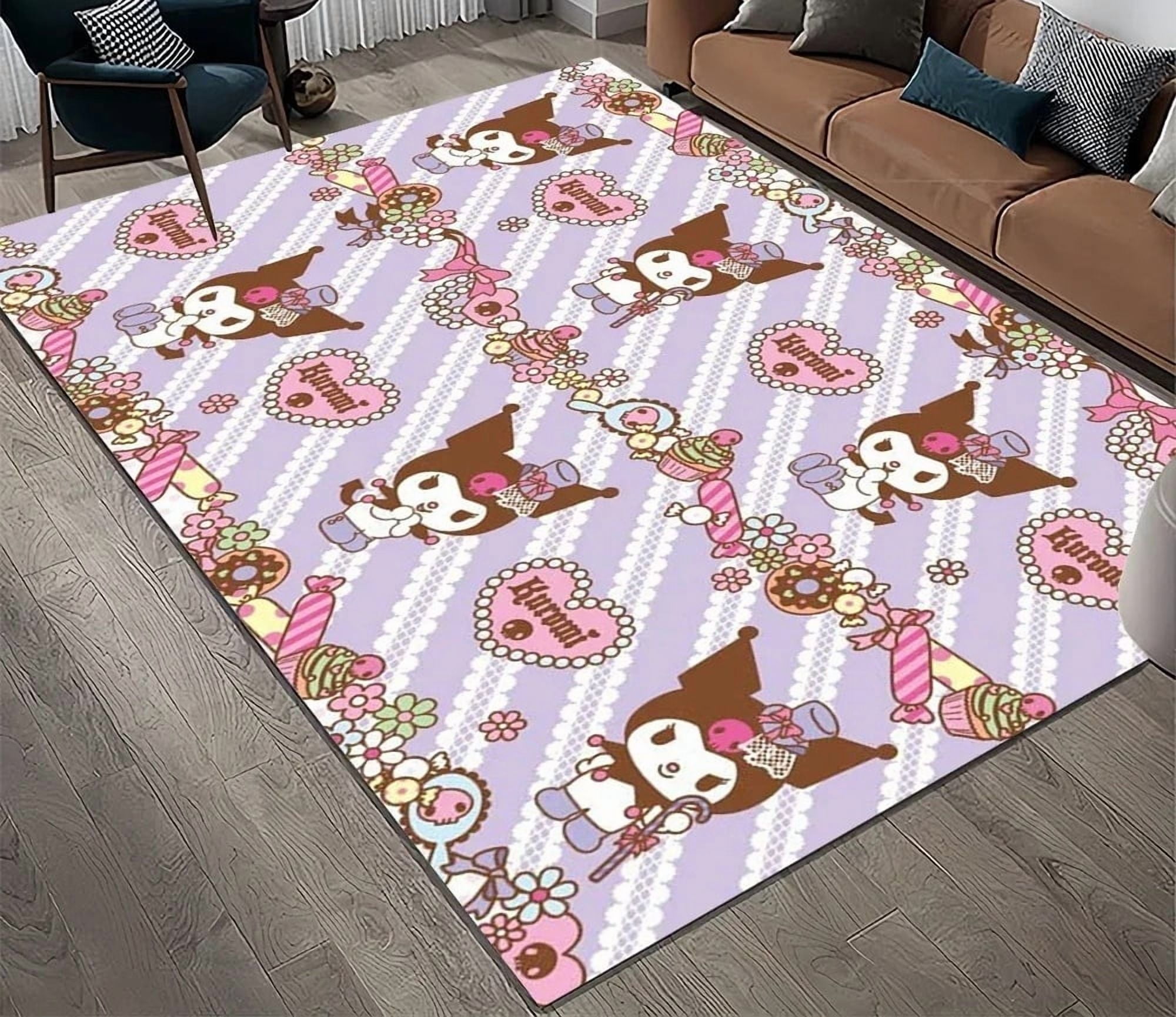 Cartoon Hello Kitty Carpet Bedroom Decoration Living Room Mat - Walmart.com