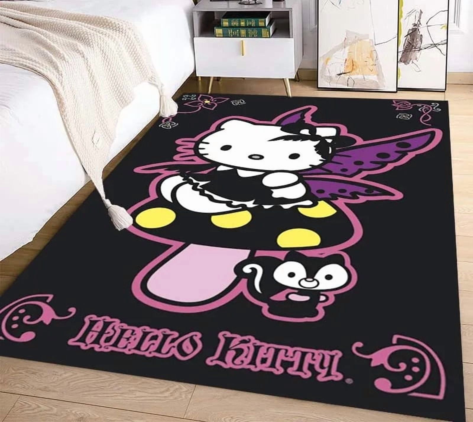 Cartoon Hello Kitty Carpet Living Room Kitchen Floor Mat Anti Slip Rug ...
