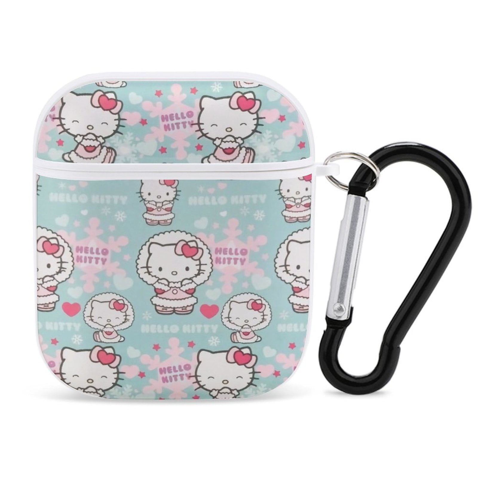 Cartoon Hello Kitty Case for AirPods Case Cover with Keychain,Cute ...