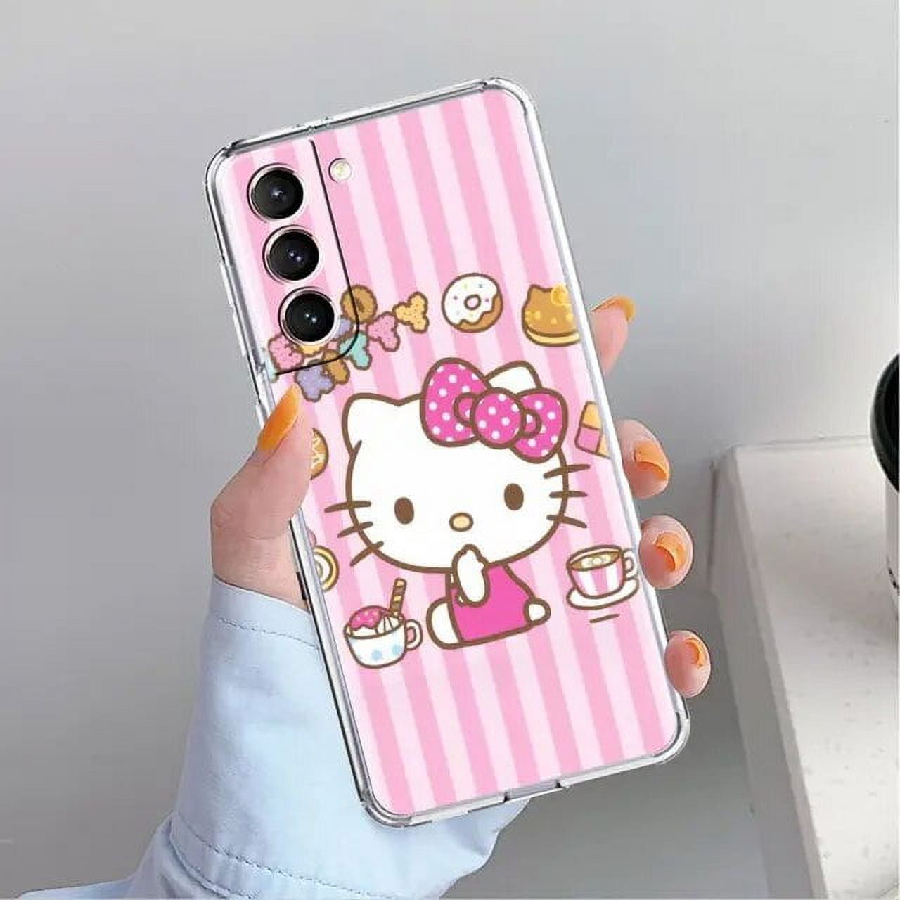 Cartoon Hello Kitty Cute Clear Case For Samsung Galaxy S22 S20 FE S23 ...