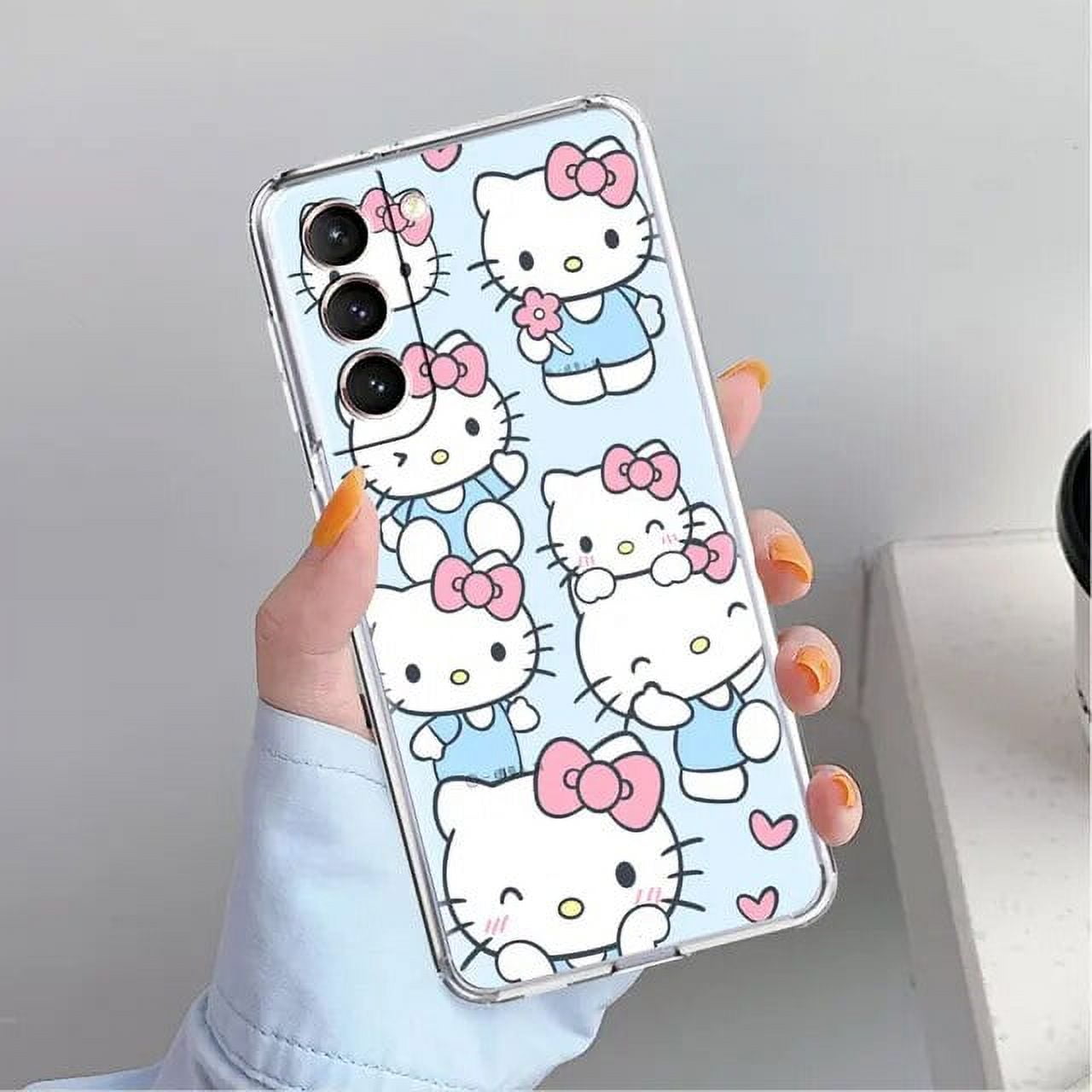 Cartoon Hello Kitty Cute Clear Case For Samsung Galaxy S22 S20 FE S23 ...