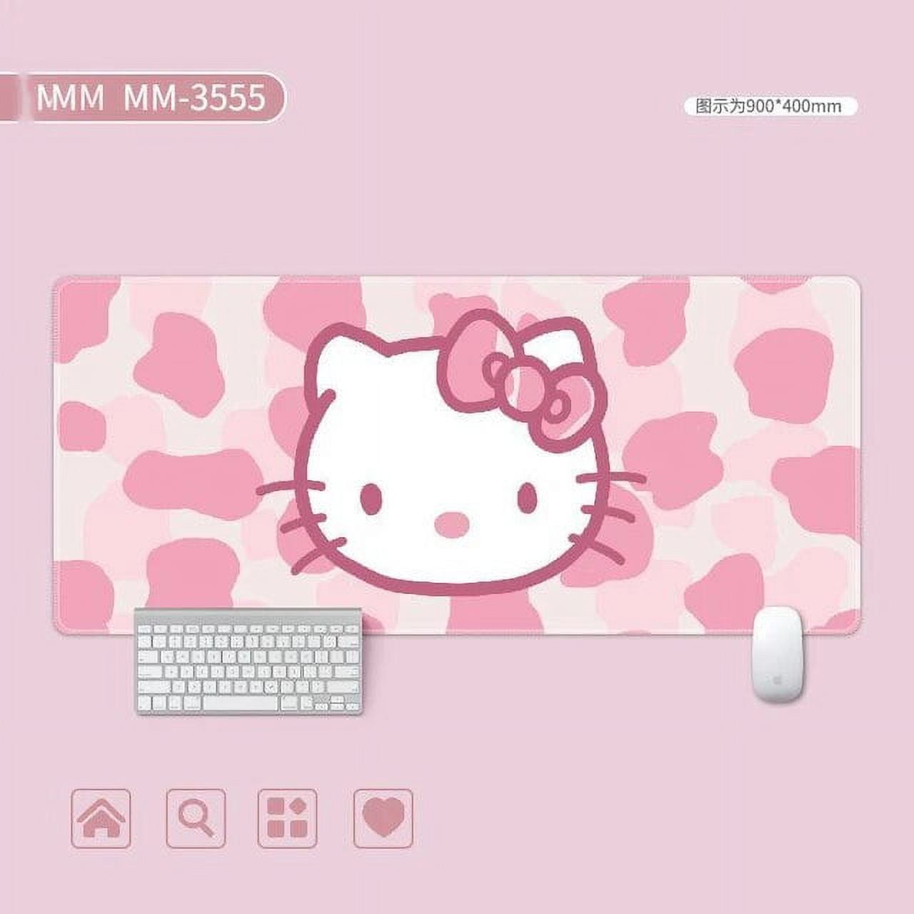 Cartoon Hello Kitty Cute Kiaby Keyboard Computer Mat Pink Mousepad ...