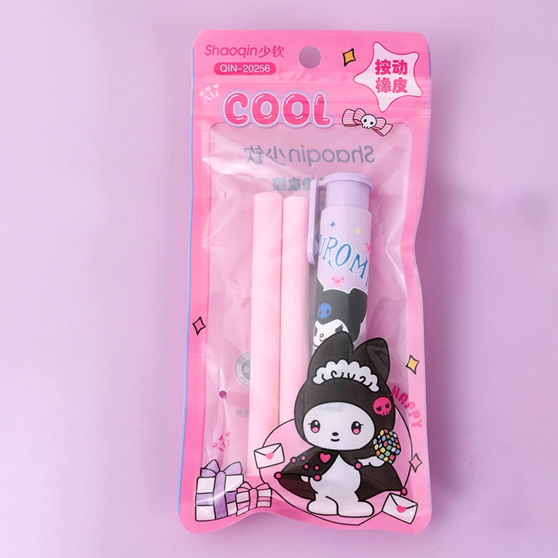 Cartoon Hello Kitty Eraser Anime Sanrio Kuromi Stationery Kawaii Clean ...