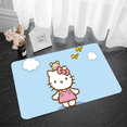 Cartoon Hello Kitty Floor Mat Doormats Home Carpet Foot Mat Bathroom ...