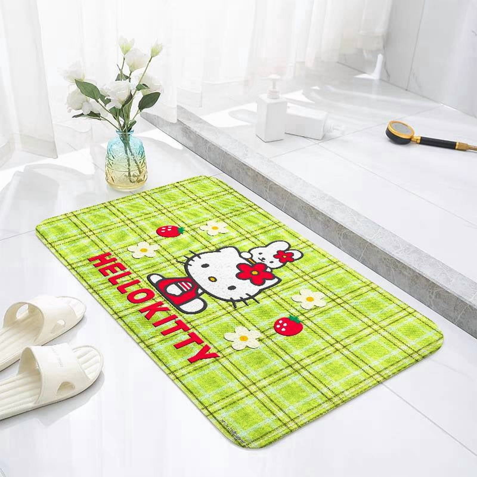 Cartoon Hello Kitty Floor Mat Living Room Rug for Bedroom Welcome Mat ...
