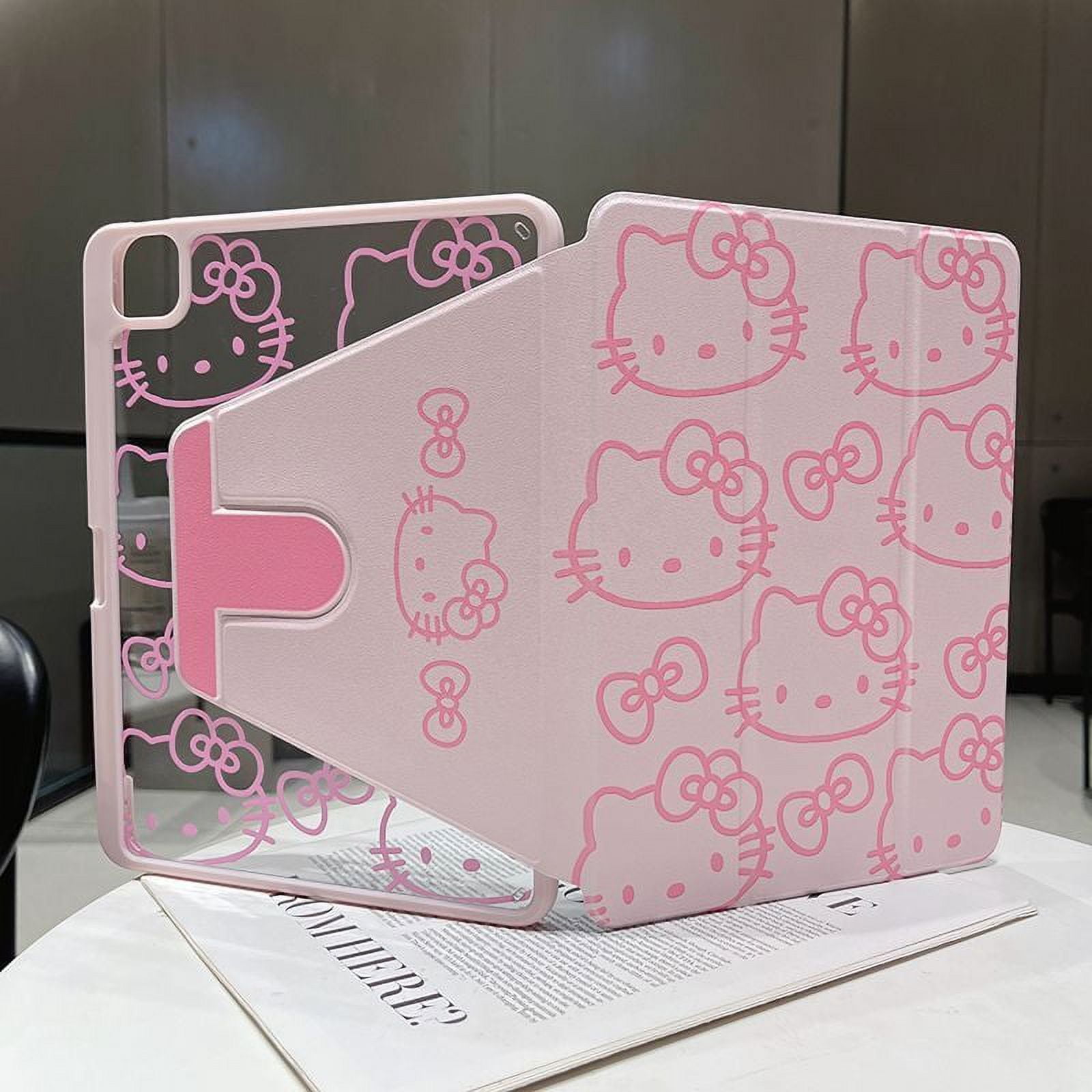 Cartoon Hello Kitty IPad Case For IPad 7/8/9th 10th Generation 10.9 Air ...
