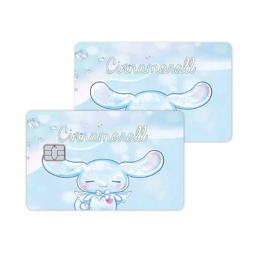 Cartoon Hello Kitty Kuromi Credit Card Skin Stickers for VISA Bank Card ...