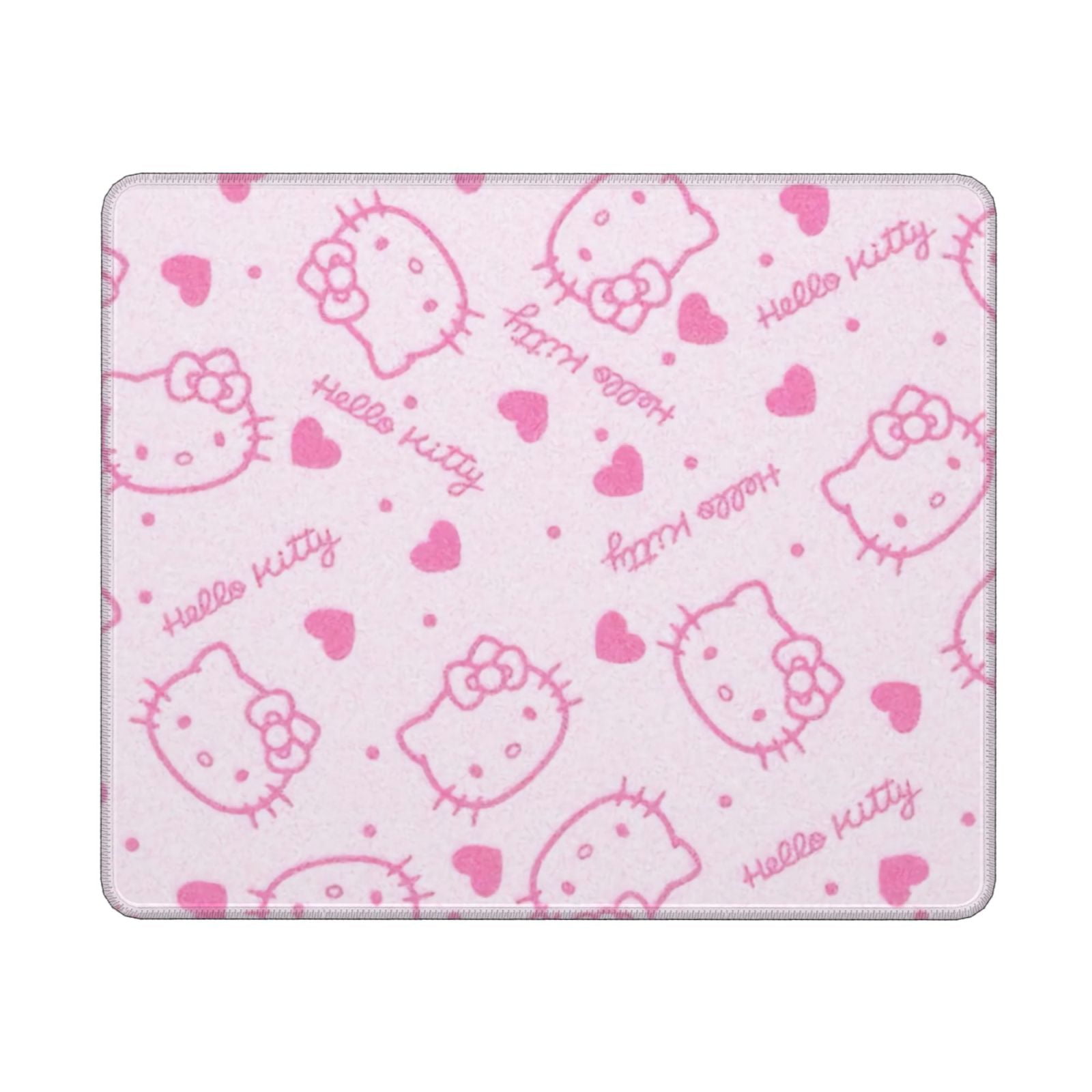 Cartoon Hello Kitty Mouse Pad,Office Computer Mouse Pad with Stitched ...