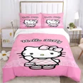 Cartoon Hello Kitty Pattern Quilt Cover Without Filling Pillowcase ...