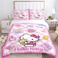 Cartoon Hello Kitty Pattern Quilt Cover Without Filling Pillowcase ...