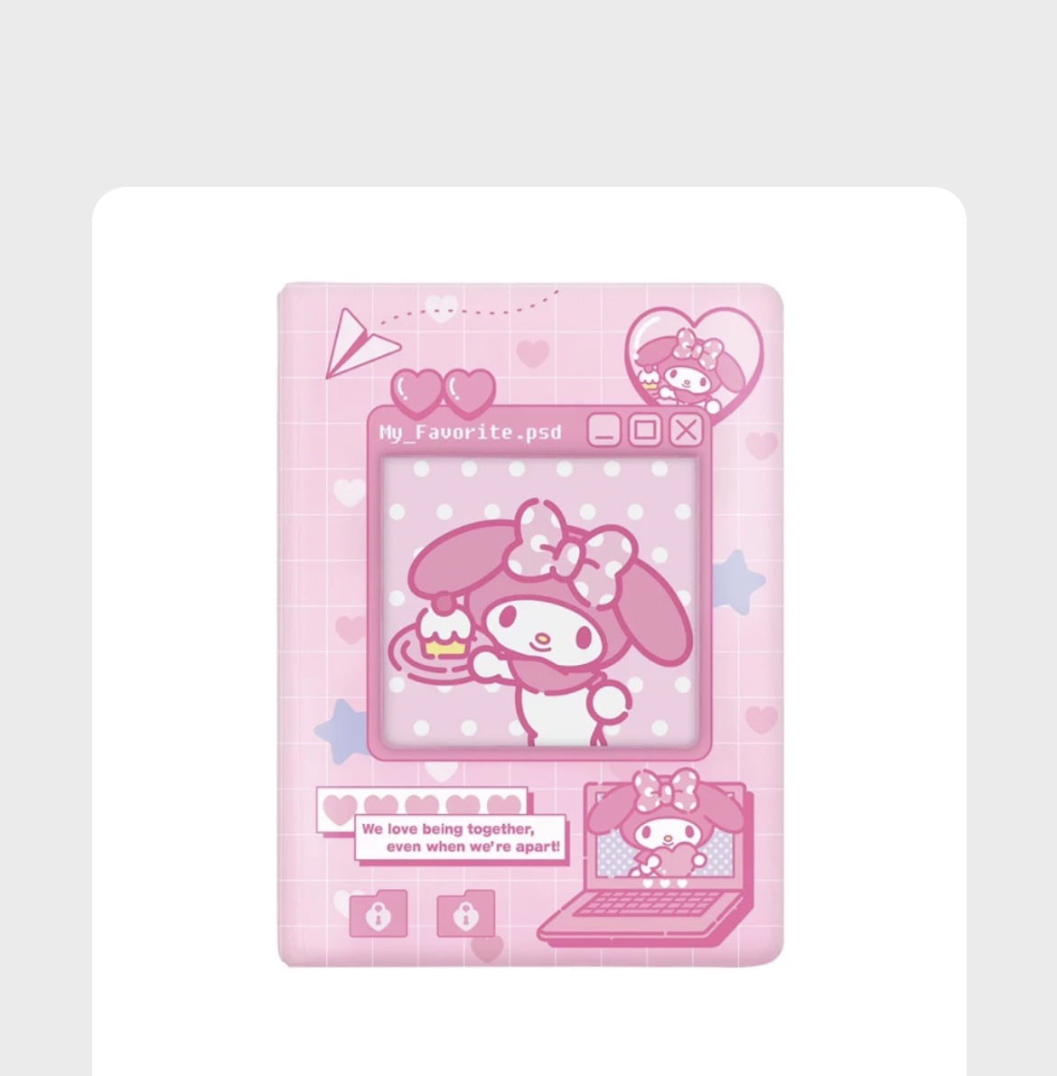 Cartoon Hello Kitty Photo Album Book Kawaii Sanrio Kuromi 3-Inch Photo ...