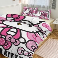 Sanrio Hello Kitty Kids Twin/Full Size Reversible Comforter Set, 2 ...