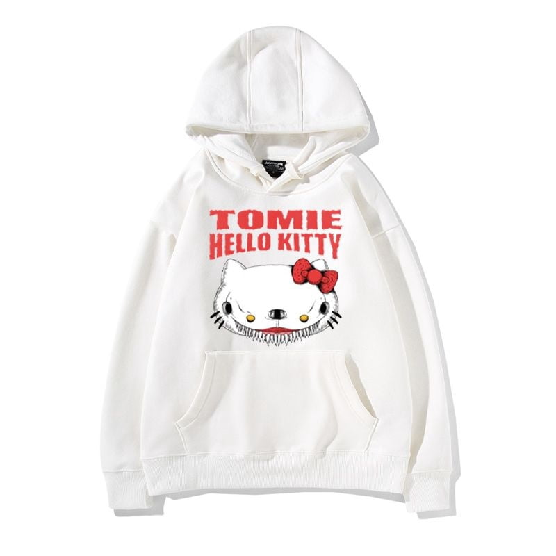 Cartoon Hello Kitty T Shirt Cotton Printed Sanrio T-shirt for Women Men ...