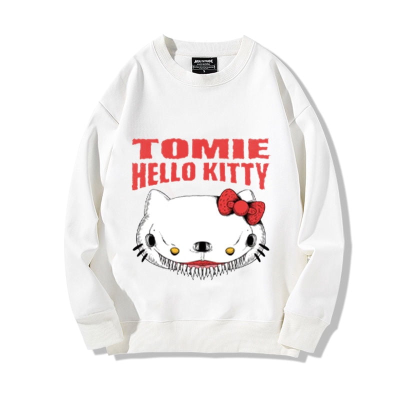Cartoon Hello Kitty T Shirt Cotton Printed Sanrio T-shirt for Women Men ...