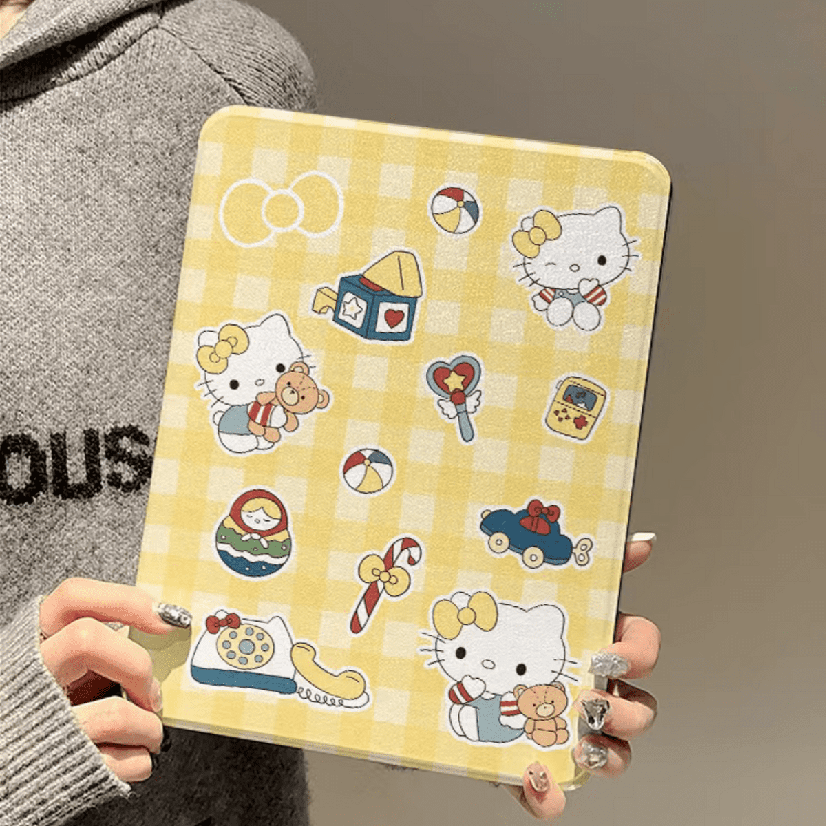 Cartoon Hello Kitty for iPad 8/9 generation protective cover MINI6 ...