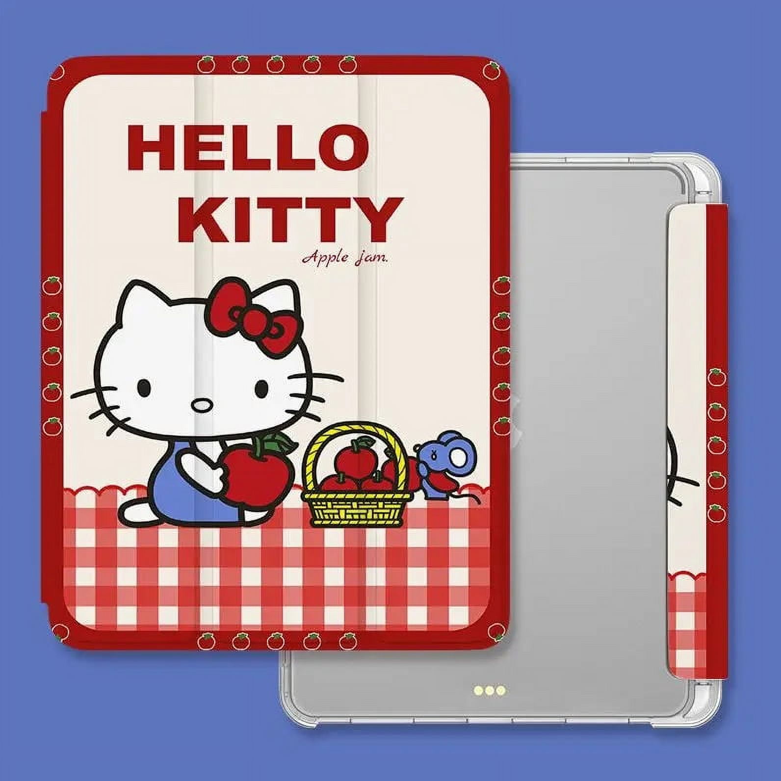 Cartoon Hello Kitty iPad Case for IPad 7th 8th 9th Generation 10.2 Inch ...