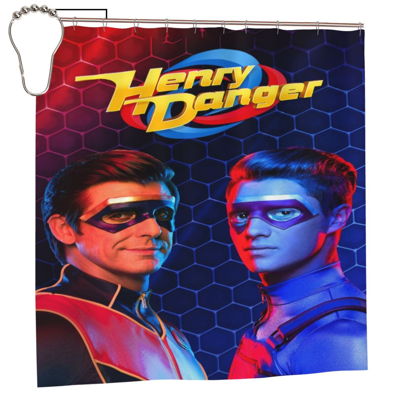 Cartoon Henry Danger Shower Curtain Cute Anime Shower Curtain Polyester ...