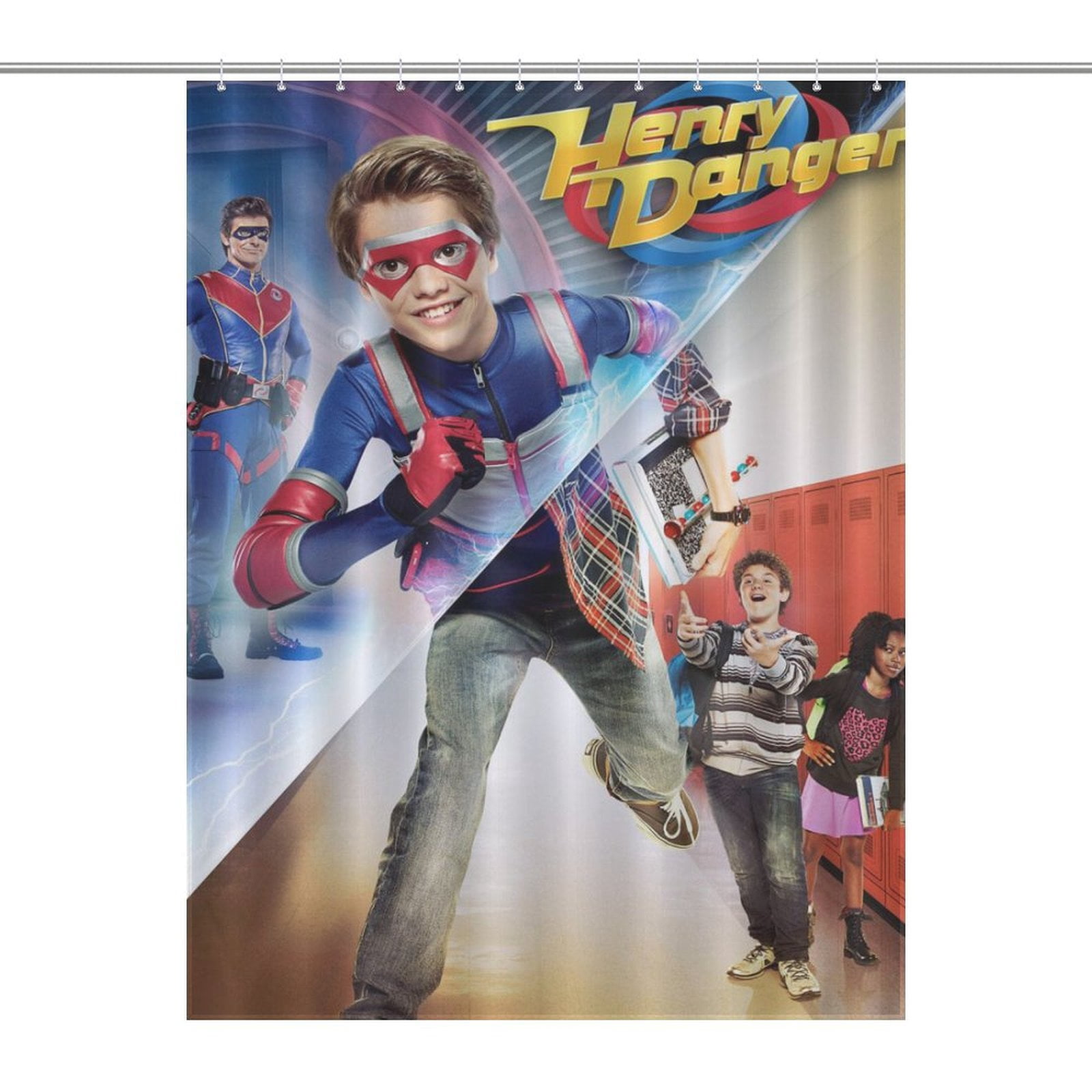 Cartoon Henry Danger Shower Curtain Decor Bath Curtain Waterproof ...
