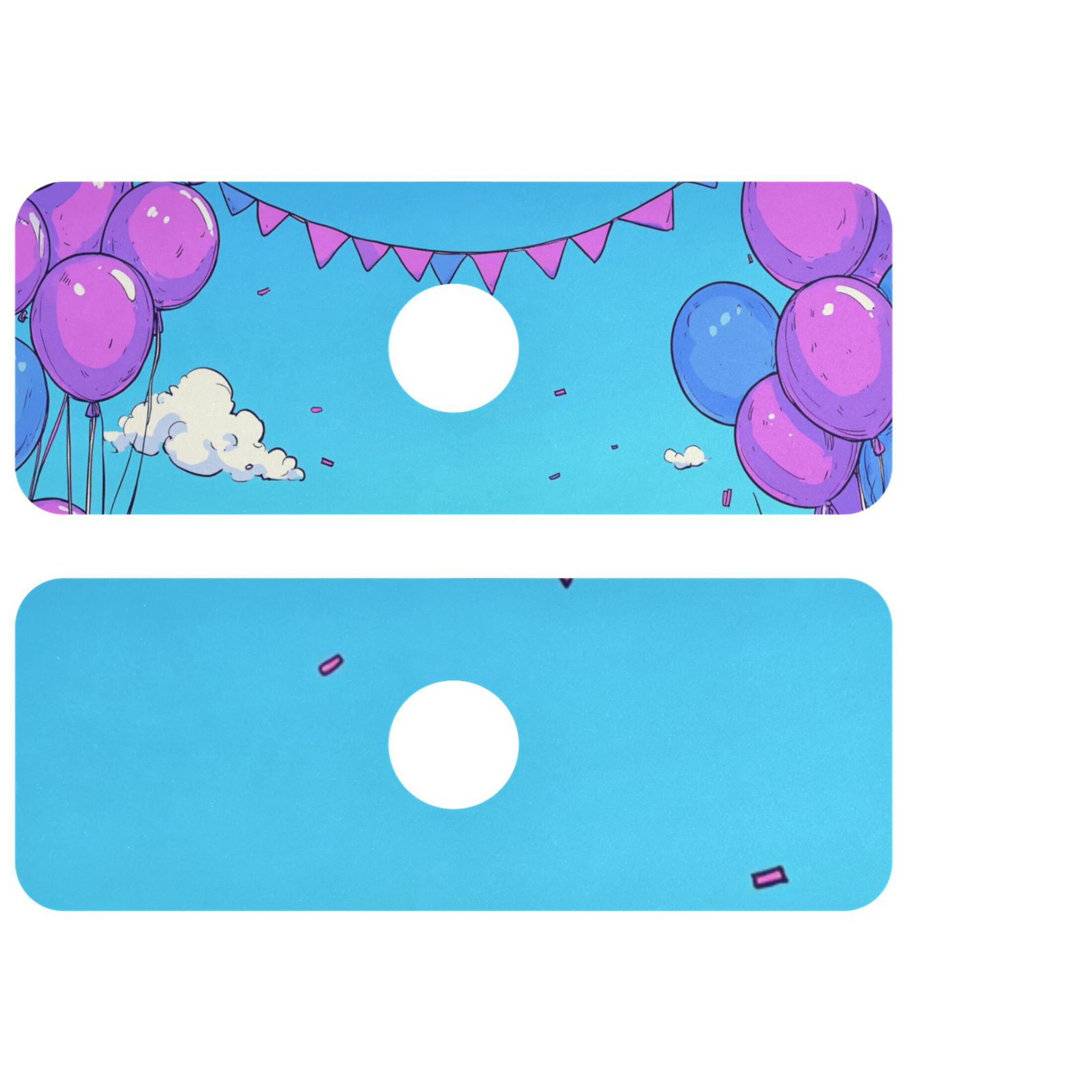 Cartoon Holiday Balloon Kitchen Sink Splash Guard, Silicone Sink Faucet ...
