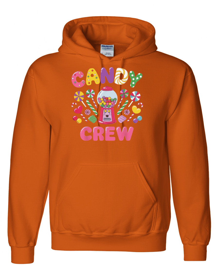 Cartoon Holiday Candy Crew Celebration Party Family Gift Fun Hoodie ...