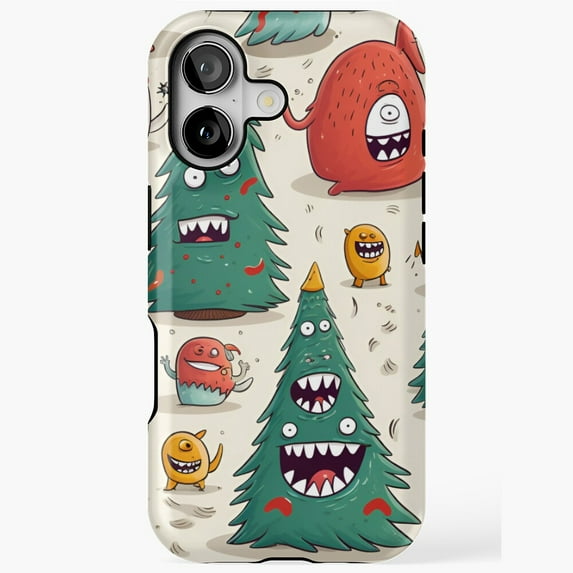 Cartoon Holiday Friends Cheerful Festive Art Design Phone Case 17 16 15 ...