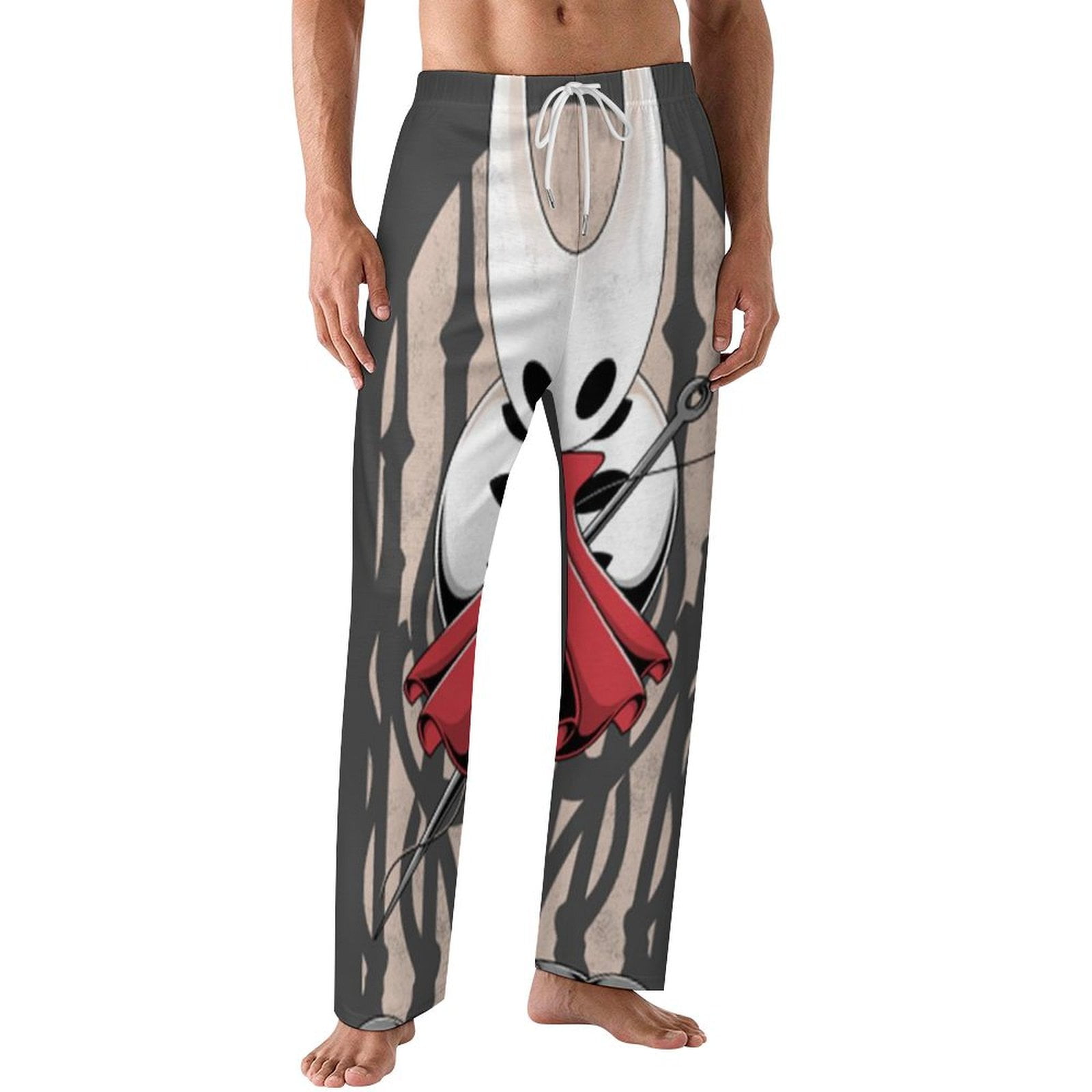 Cartoon Hollow Knight Mens Pajama Pants Cozy Soft Lounge Sleep Pajamas ...