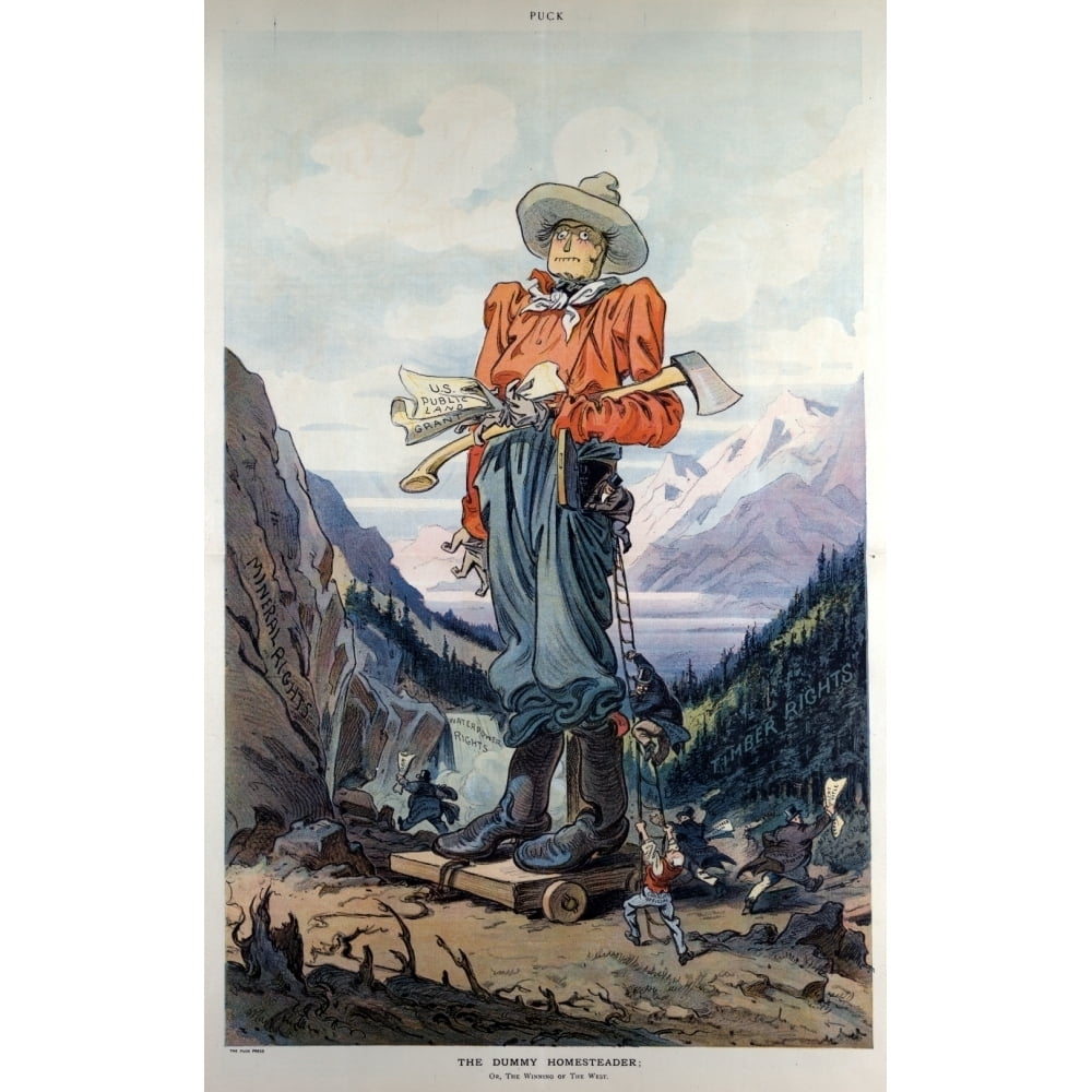 Cartoon Homesteader 1909. N'The Dummy Homesteader Or The Winning Of The ...