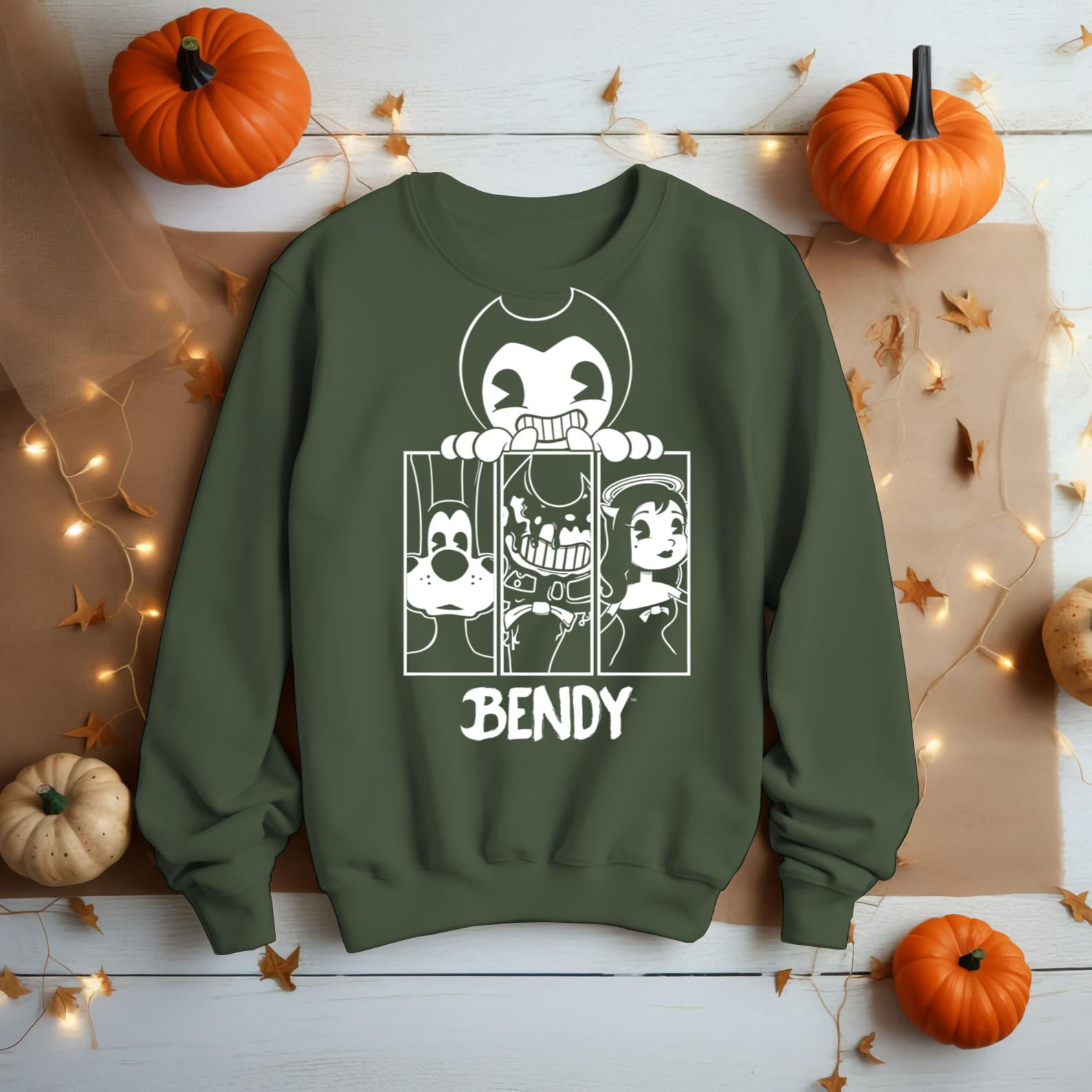 Cartoon Horror Ink Panels Shirt, Unisex Shirt, Size S-3XL - Walmart.com