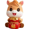 Cartoon Horse Piggy Bank,Unbreakable Chinese Year Of Horse Coin Bank ...