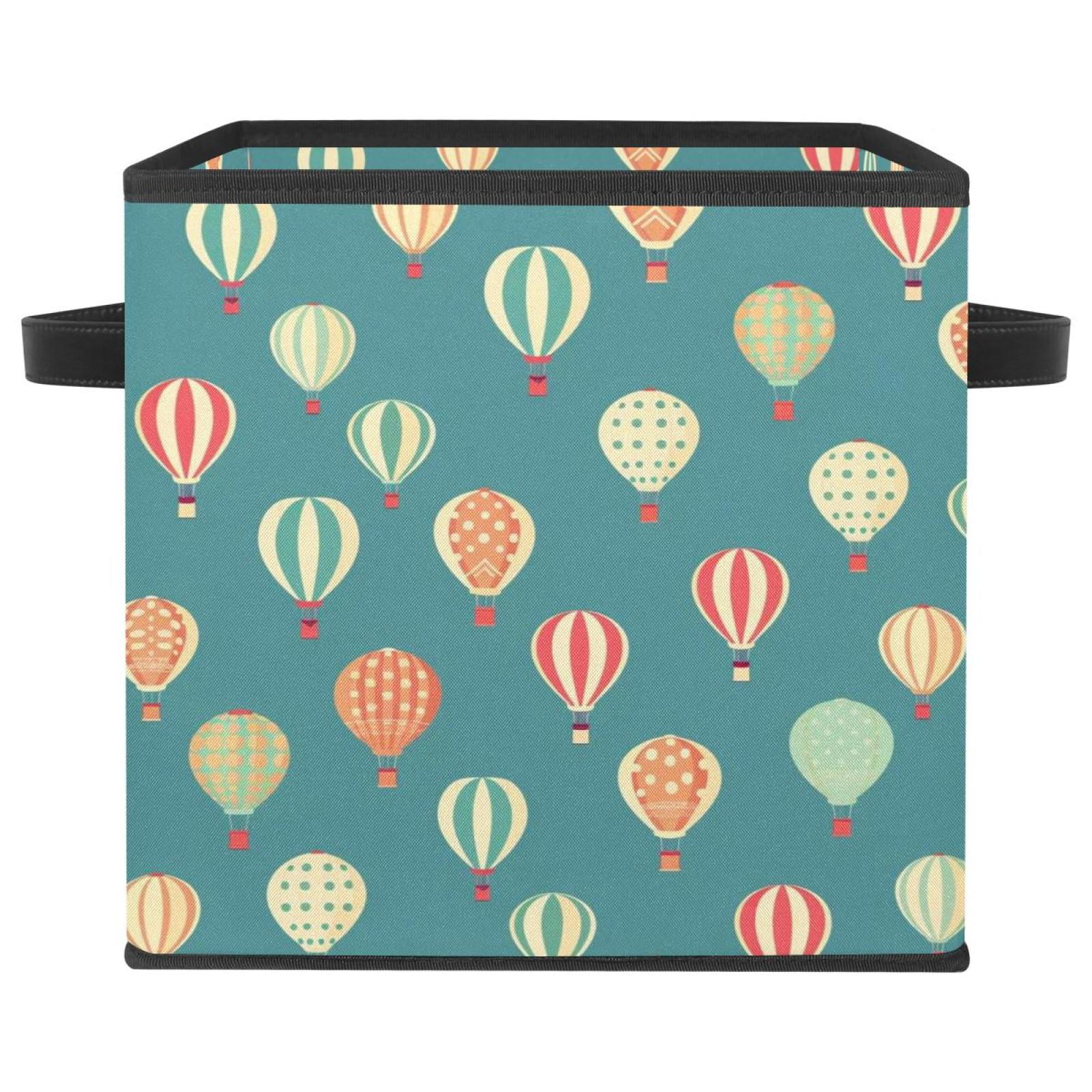 Cartoon Hot Air Balloon Storage Bins, Extra Large Closet Storage Cube ...
