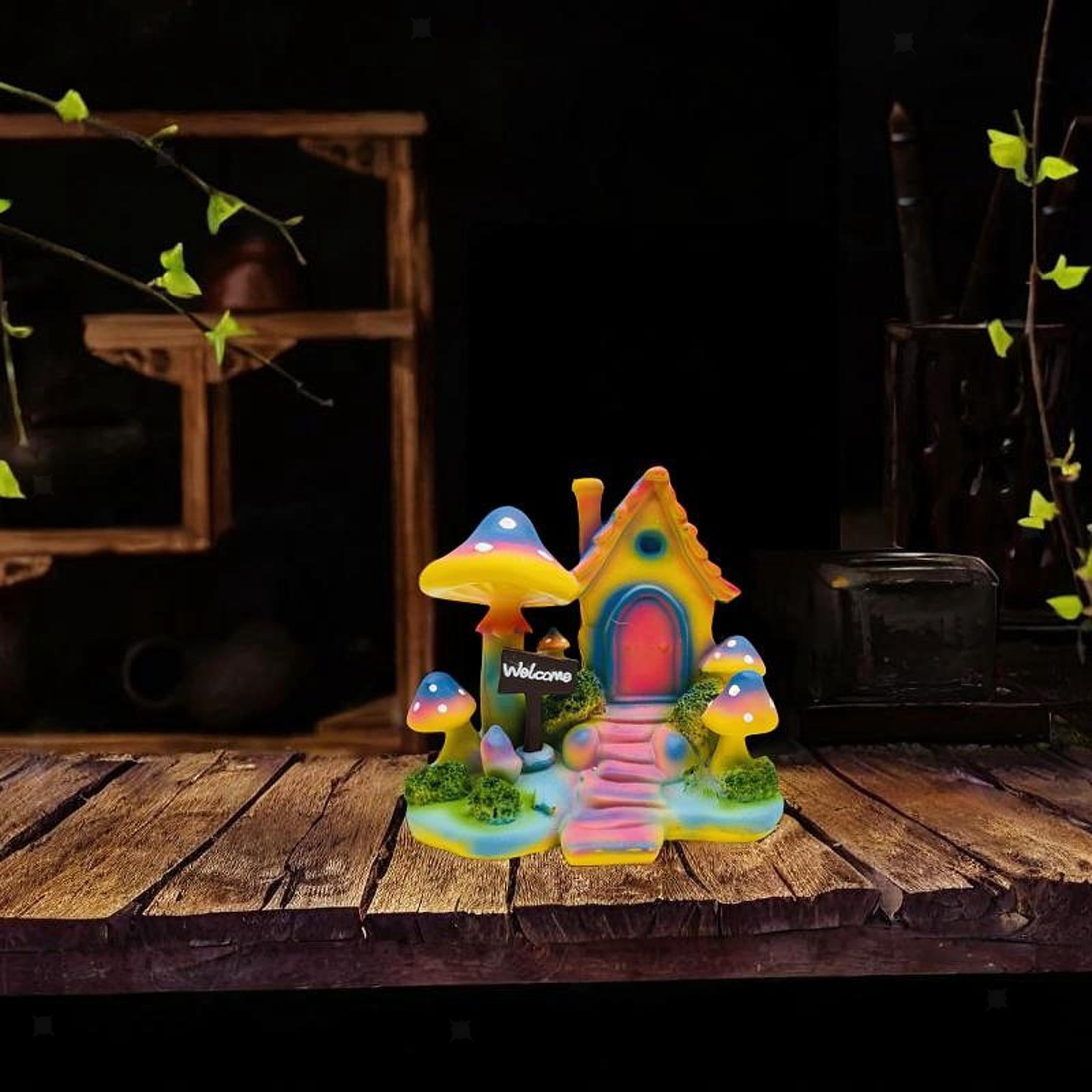 Cartoon House Decoration Resin Statue Desktop Ornament - Walmart.com