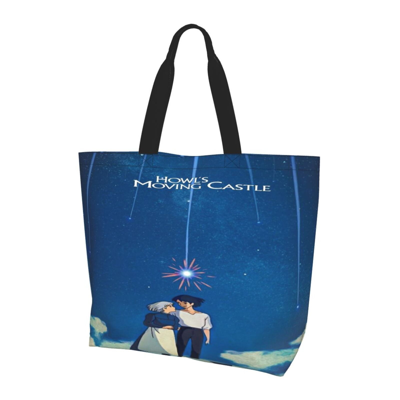 Cartoon Howls Moving Castle (16) Totes Bag Shopping Shoulder Bags For ...