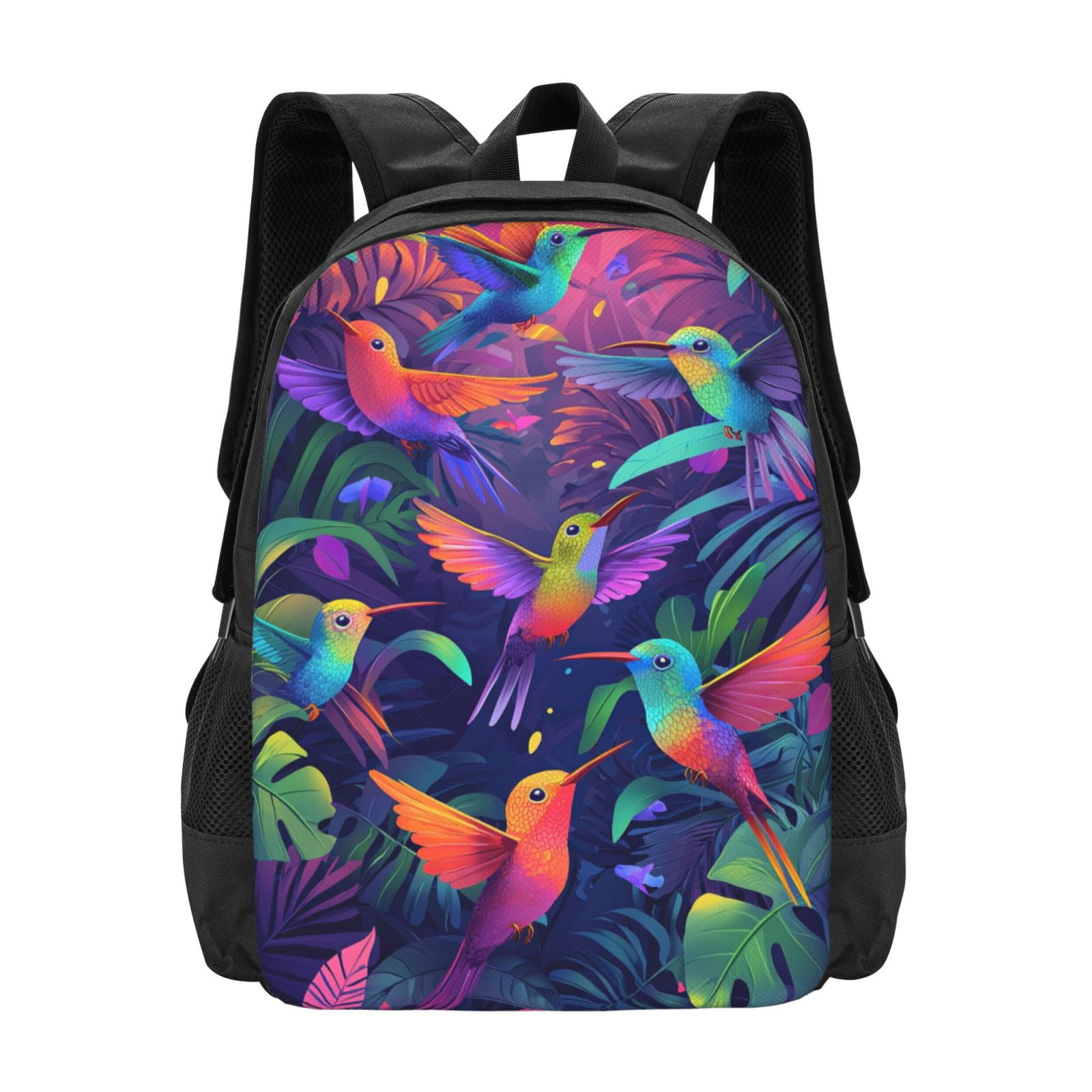 Cartoon Hummingbird Backpack Lightweight Casual Backpacks Fashion ...